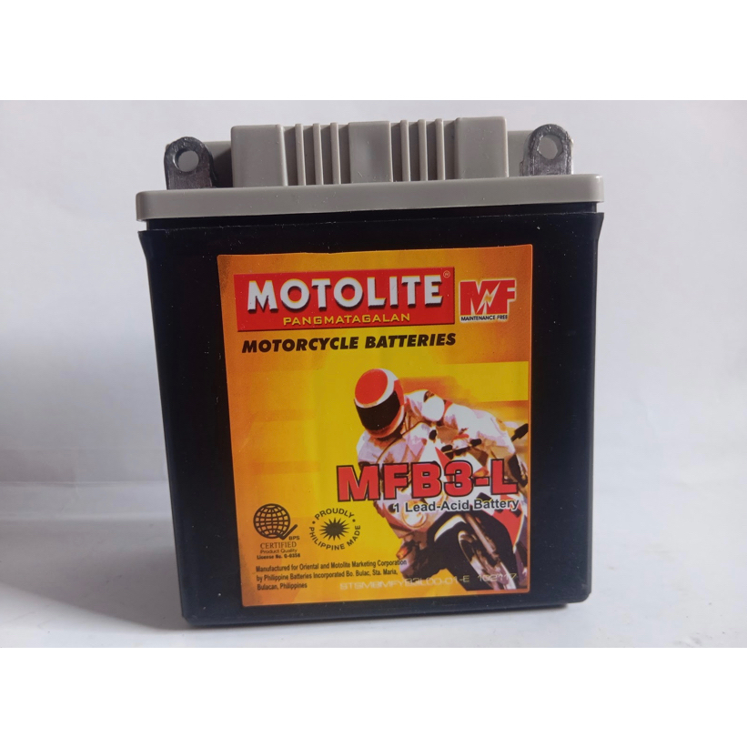 MOTOLITE YB3L-MF - MCB Wet Charge | Shopee Philippines