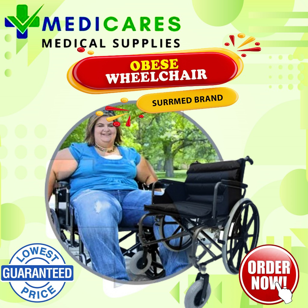 OBESE WHEELCHAIR SURRMED (WHEELCHAIR HEAVYDUTY) | Shopee Philippines