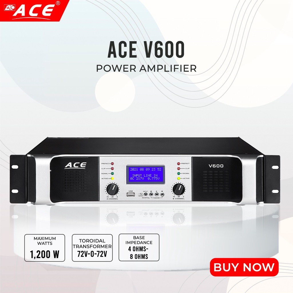 Ace V-600 Audio Amplifier | Shopee Philippines