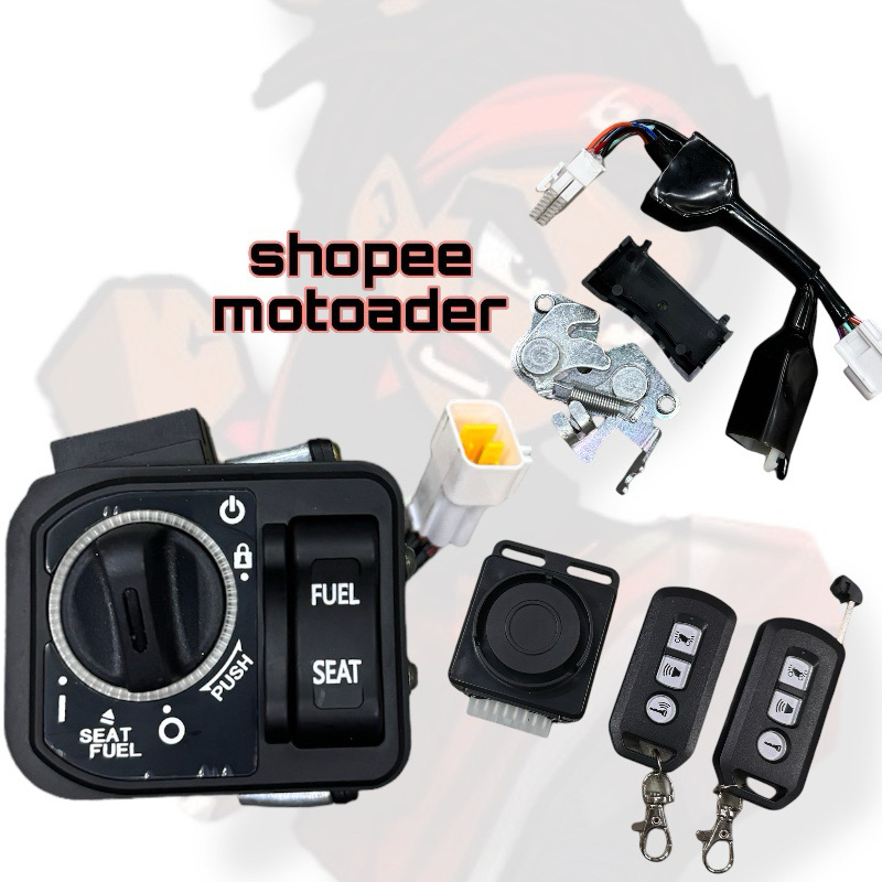 keyless honda Click 125i 150i Ignition swtich smart key with alarm ...