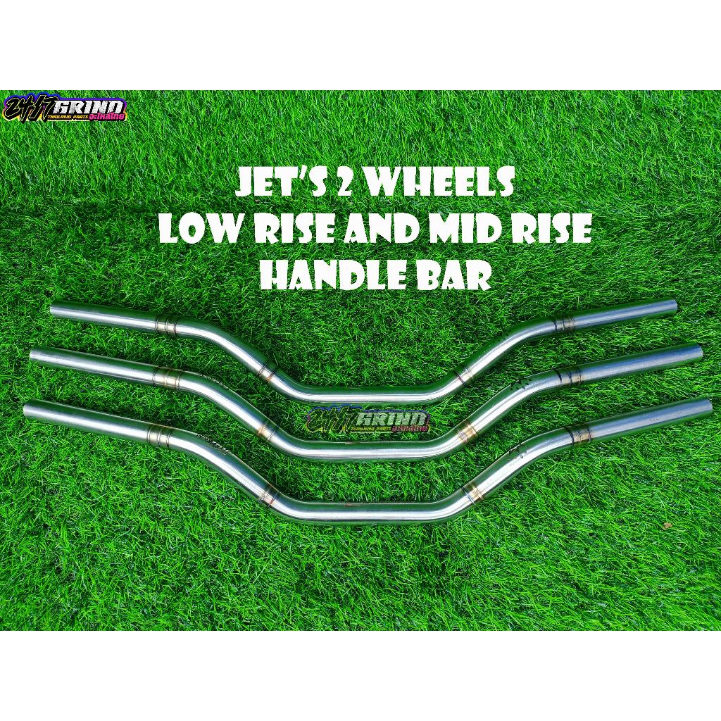 JET'S 2 WHEEL'S HANDLE BAR NMAX / PCX SILVER MID RISE AND LOW RISE ...