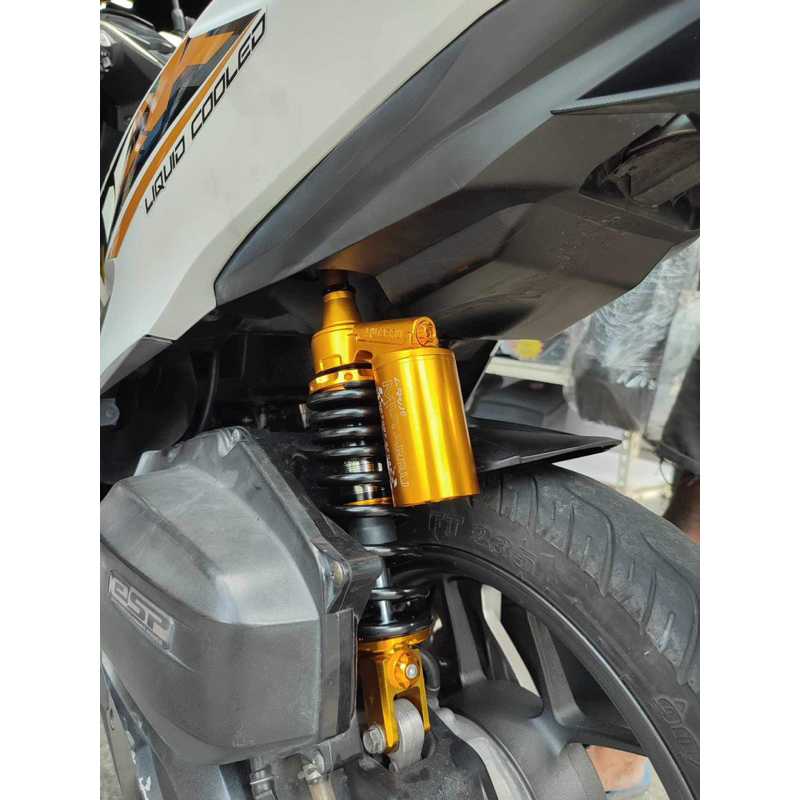Mutarru Shock Fully Adjustable Shock 300-330MM Honda Click/Beat and Mio ...