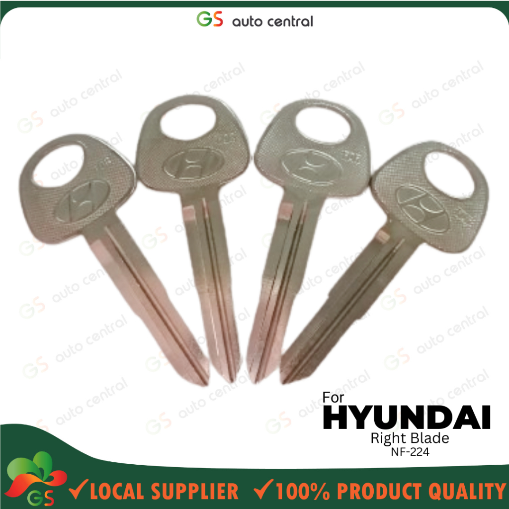 Uncut Blank Car Key 𝗳𝗼𝗿 𝗛𝗬𝗨𝗡𝗗𝗔𝗜 𝗦𝗧𝗔𝗥𝗘𝗫 (RIGHT BLADE) FULL METAL nf-224 ...