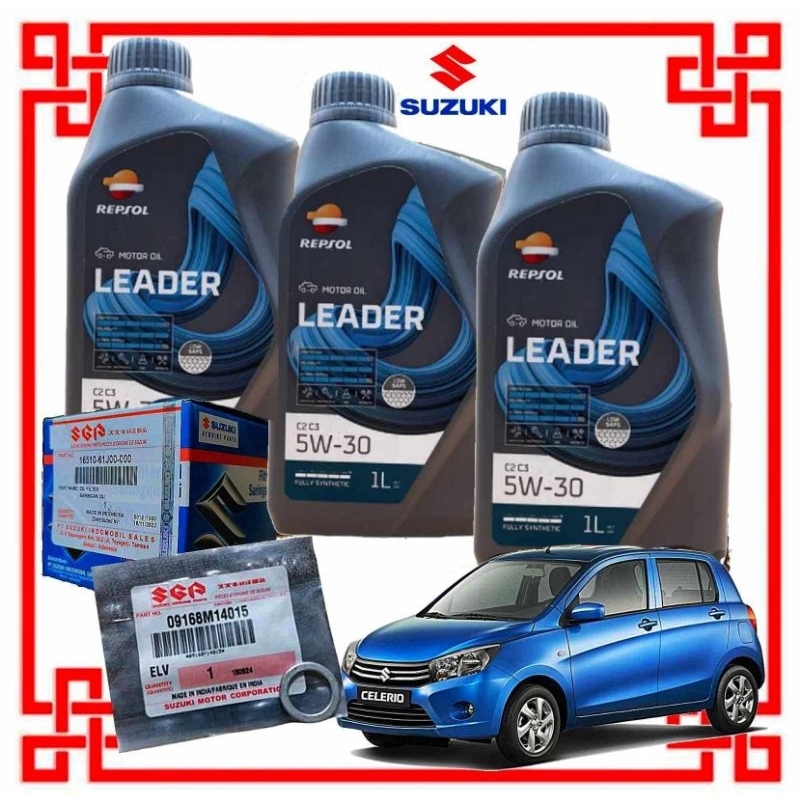 Repsol Change Oil Package for Suzuki Celerio, Alto, Spresso 5W-30 Fully ...