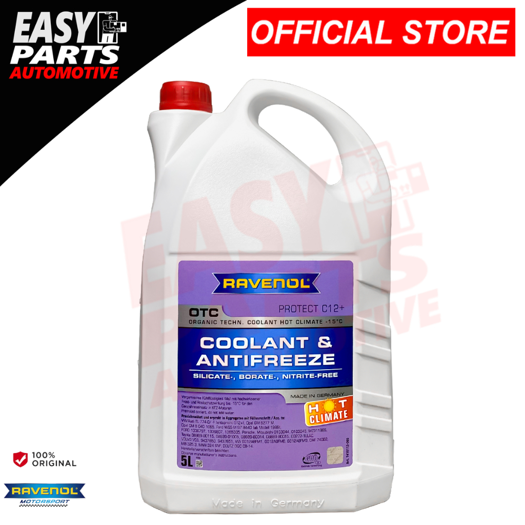 Ravenol Coolant OTC Hot Climate Protect C12+ 5 Liter | Shopee Philippines