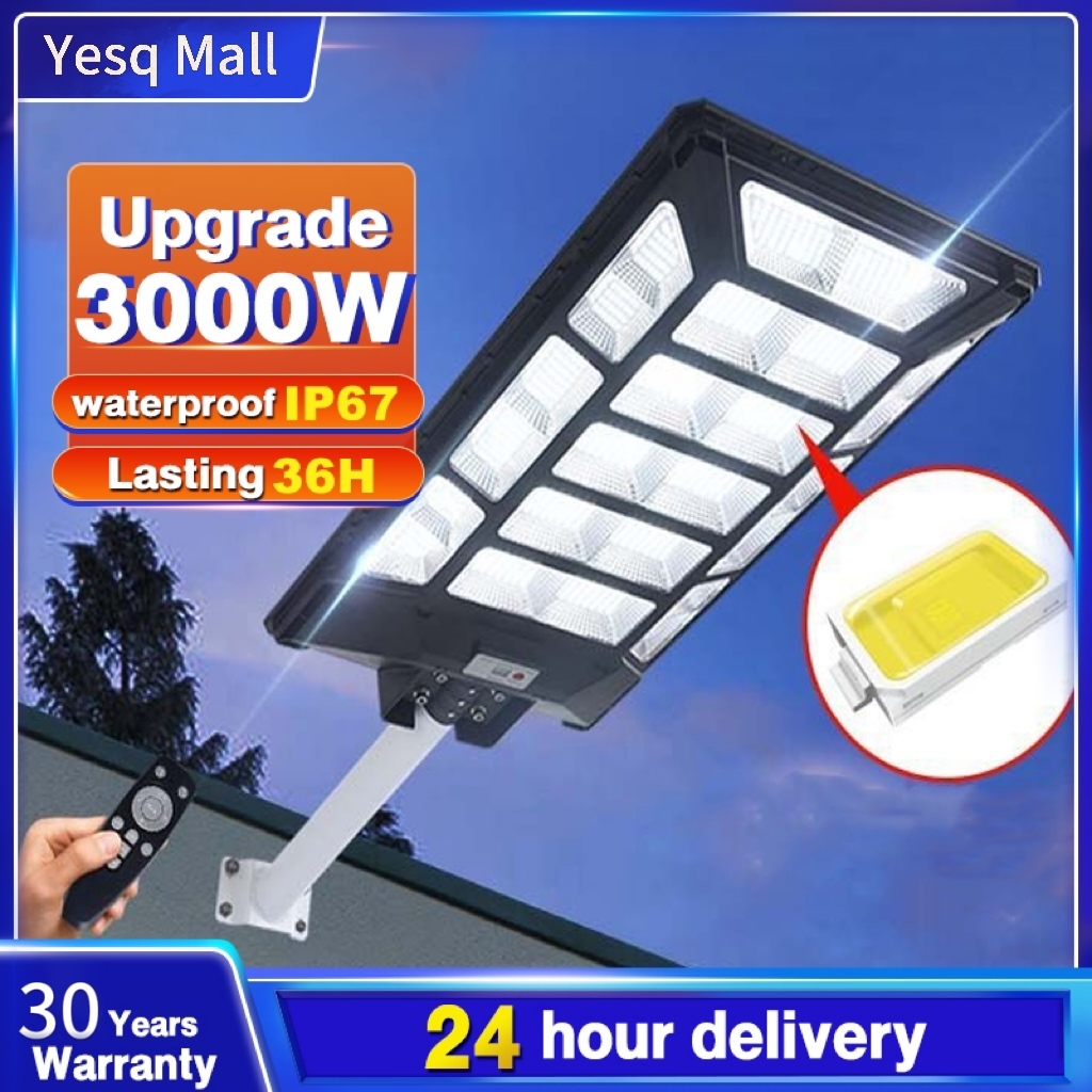 Solar Street Light 30 Year Warranty Outdoor Waterproof 3000W Solar ...