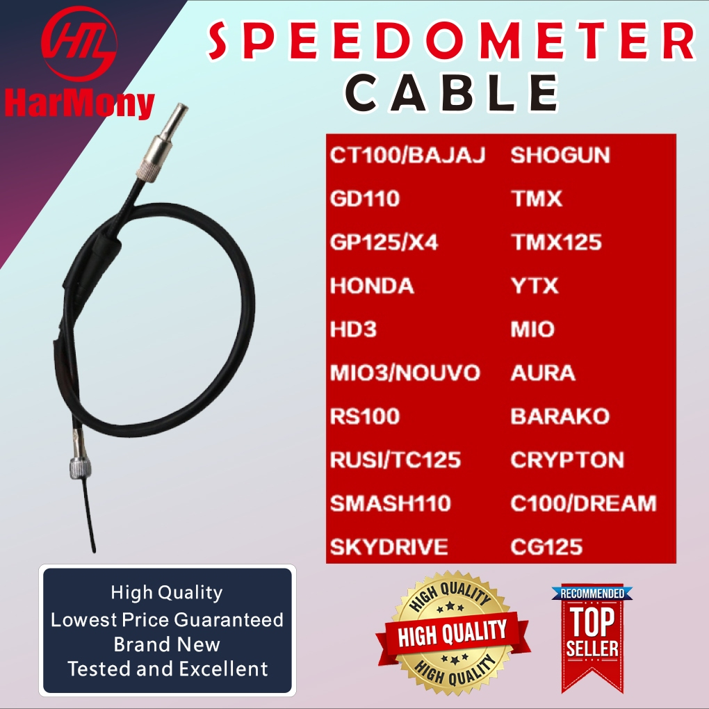 MOTORCYCLE SPEEDOMETER CABLE TMX / WAVE110 / DREAM / WAVE125 / XRM ...
