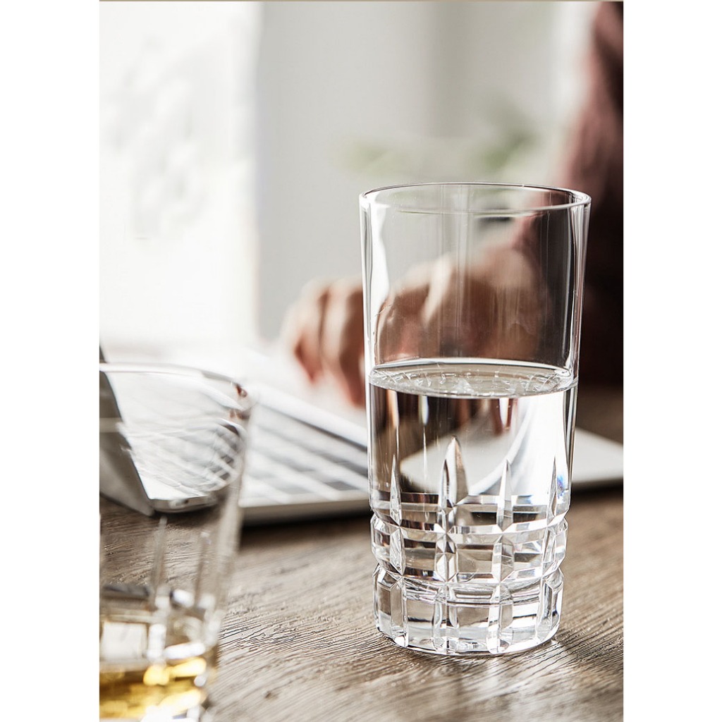 Square water drinking glass whiskey cup beer glass juice cup(278ML ...