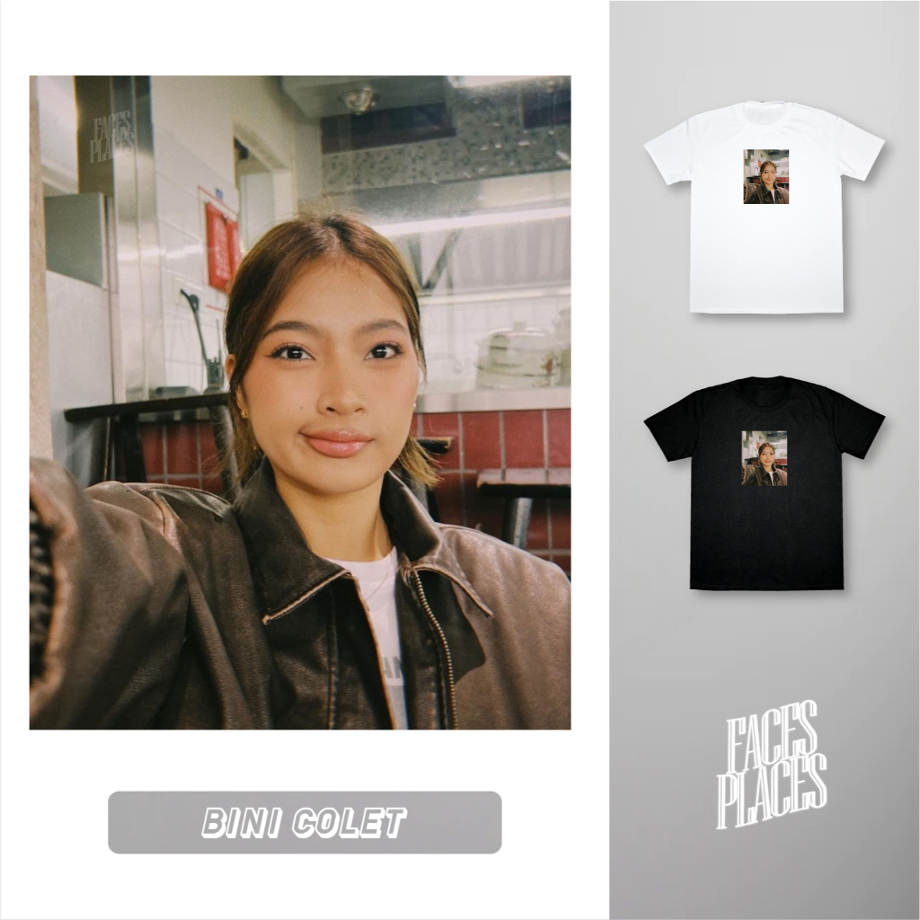 colet shirt - bini shirt fan-made by faces&places v2 | Shopee Philippines