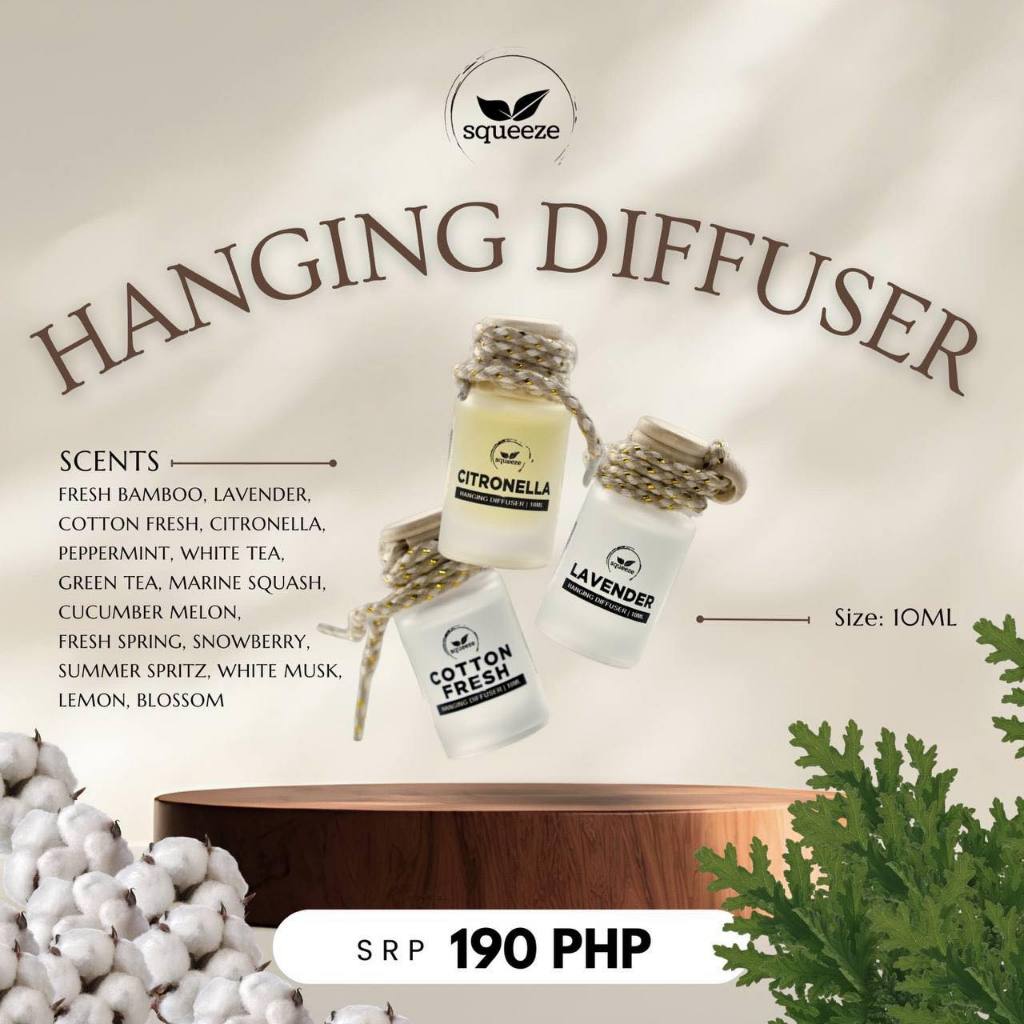 Squeeze - Hanging Diffuser 10ml | Shopee Philippines