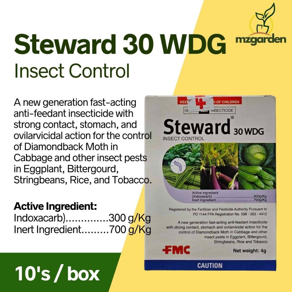 FMC Steward 30WDG Insect Control (10's/box) | Shopee Philippines