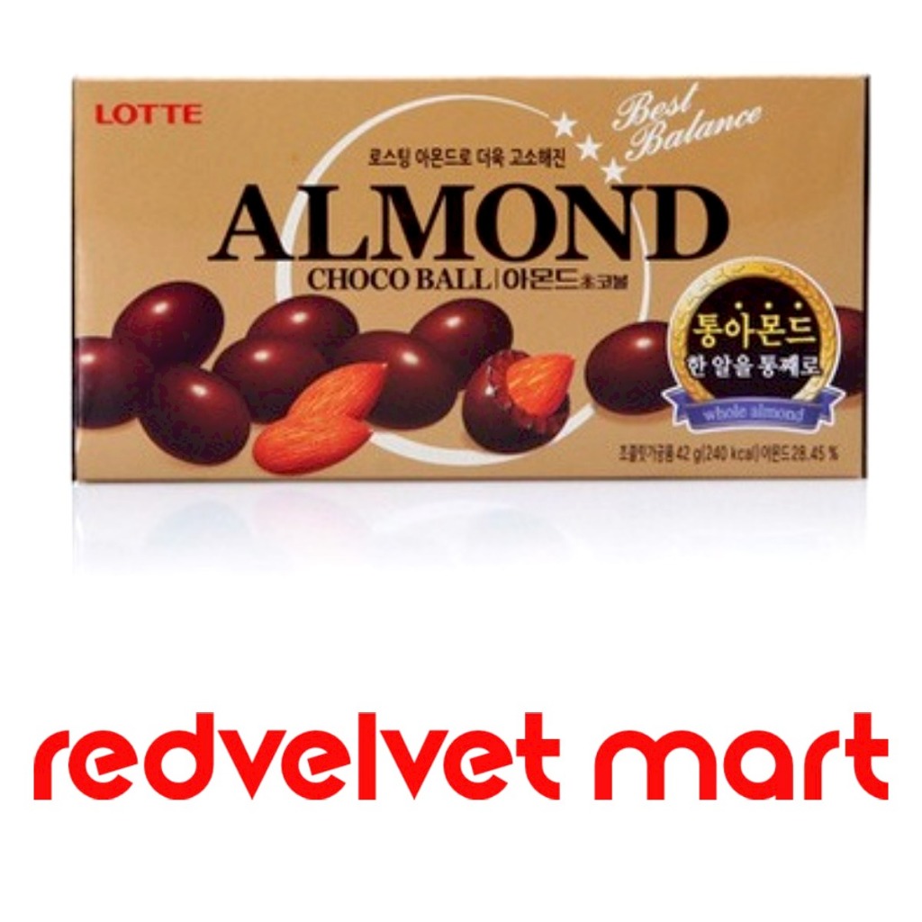 LOTTE ALMOND CHOCOBALL 46G ( ALMOND CHOCO BALL ) | Shopee Philippines