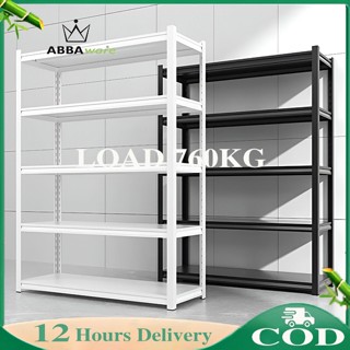 6 Layer Metal Rack Steel Self Heavy Duty organizer Shelves Boltless ...