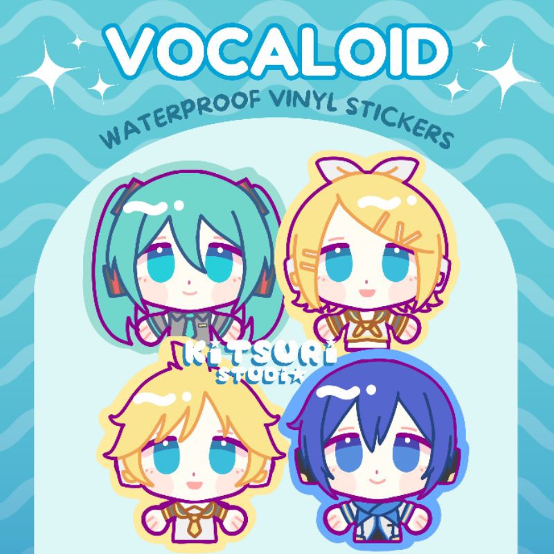 Kitsuri Studio★Vocaloid vinyl waterproof stickers | Shopee Philippines