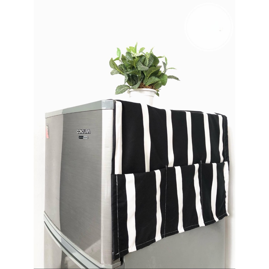 Ref Cover -(Refrigerator Dust Cover) with Pockets | Shopee Philippines