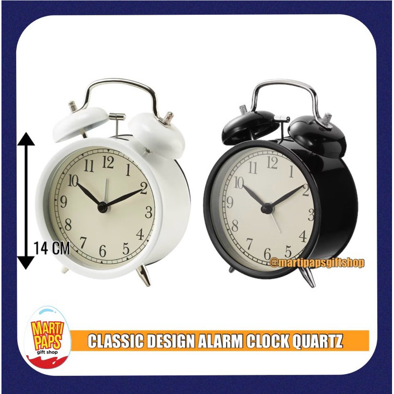 DEKAD CLASSIC ALARM CLOCK MODERN QUARTZ MOVEMENT | Shopee Philippines
