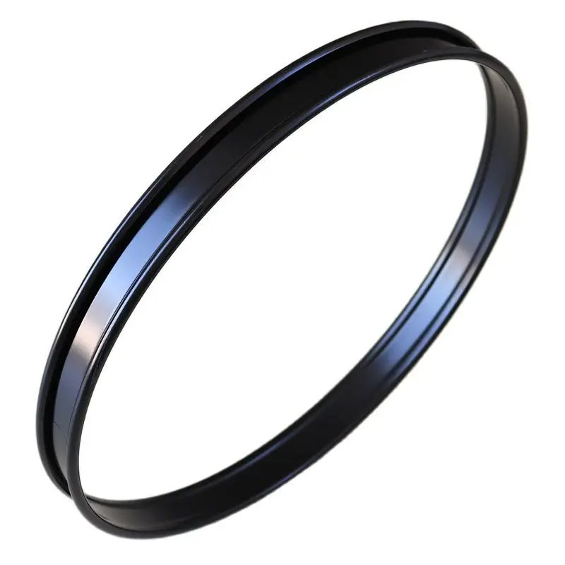 1 Piece Black Metal Hoop Bass Drum Hoop 14/16/18/20/22Inch Drum Ring ...