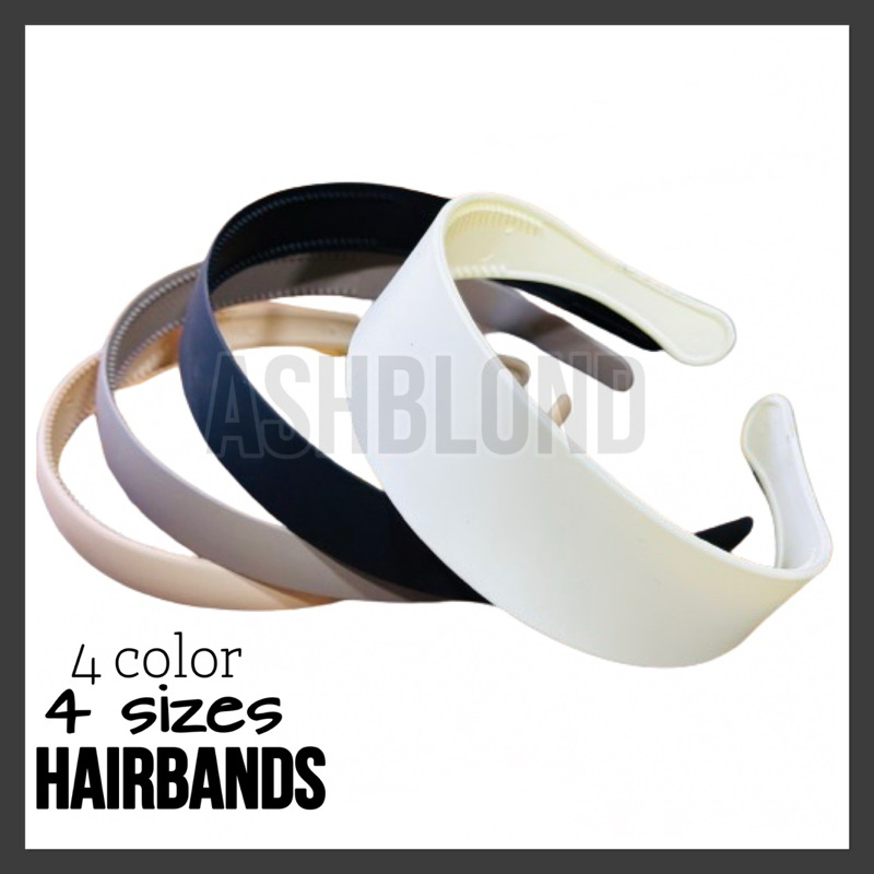 1pc Plastic FLAT MATTE HEAD BAND HAIR BANDS HAIR ACCESSORIES HAIRBAND ...