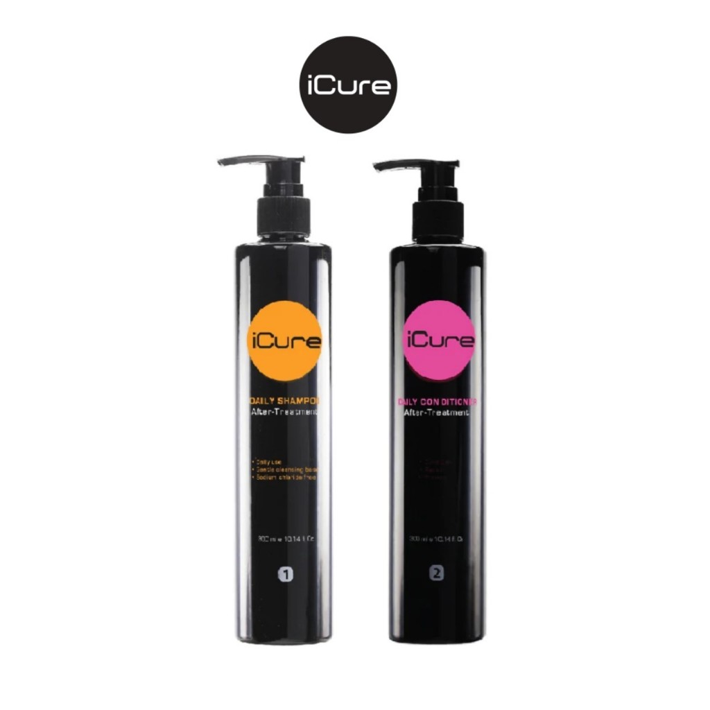 iCure Shampoo and Conditioner (300ml) | Shopee Philippines