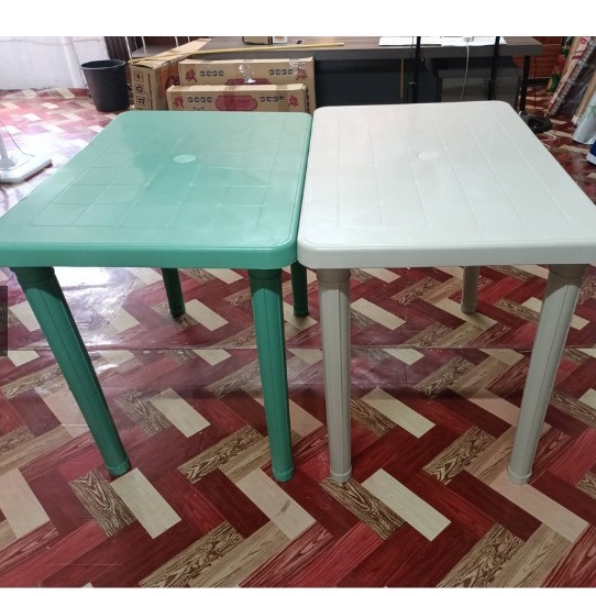 4 SEATER MONOBLOCK TABLE HEAVY DUTY TABLE PLASTIC J&T TABLE (SQUARE ...
