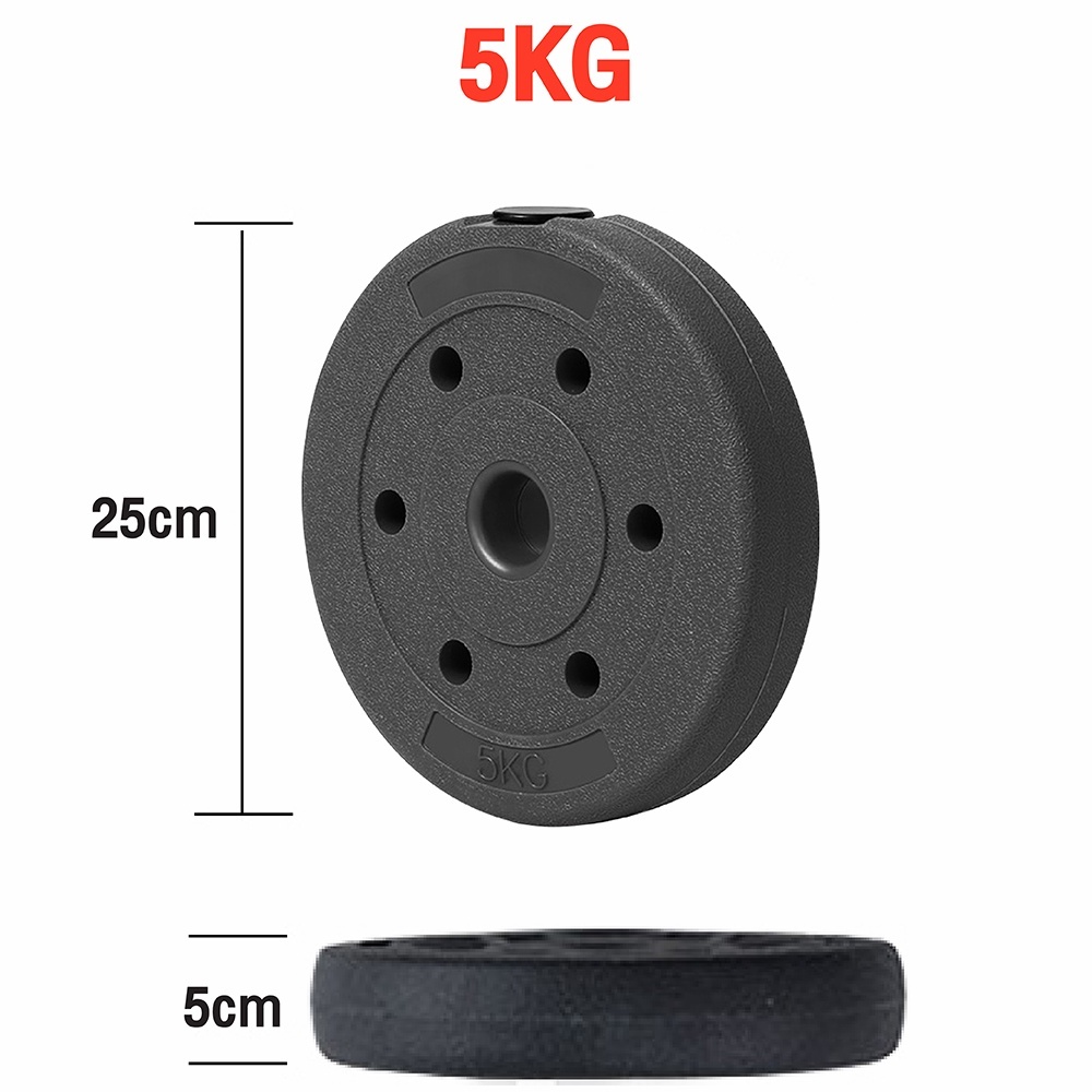 1 inch 2.5KG/5KG/7.5KG/10KG/15KG Weight Plate Dumbbell Plate for Dumbbell Barbell Fitness ...
