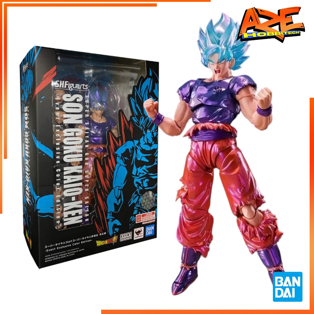 SHFiguarts SHF Super Saiyan God Son Goku Kaioken | Shopee Philippines