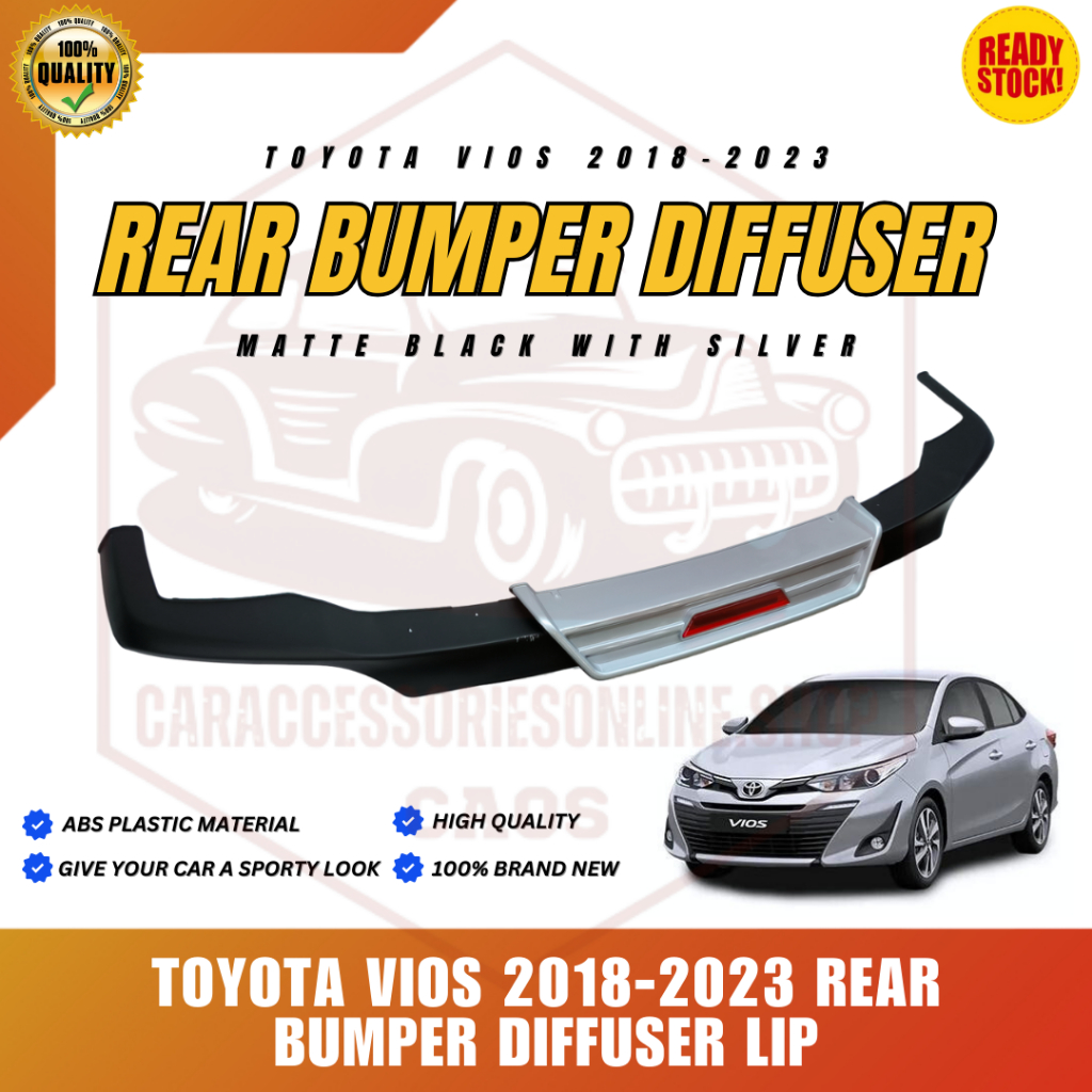 CAOS (2018 2019 2020 2021 2022 2023) TOYOTA VIOS CAR REAR BUMPER ...