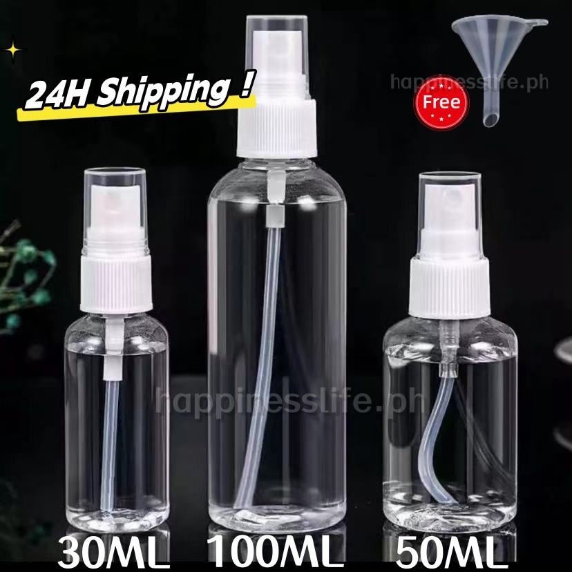WHOLESALE 30ML/60ML/100ML Alcohol Spray PET Bottle Reusable Portable ...