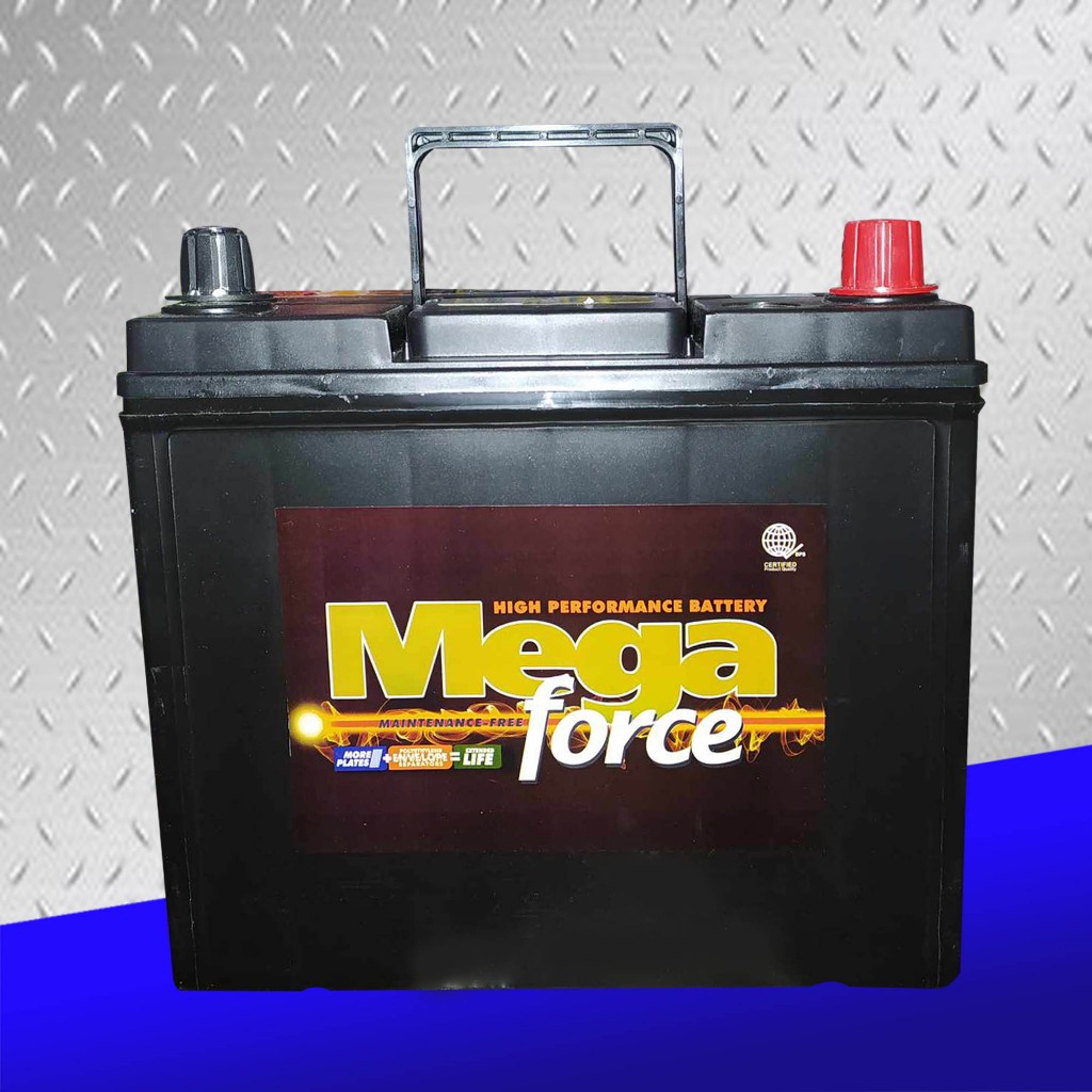 Mega Force 1SNF NS60L ( 55B24L ) Maintenance Free Car Battery with 18 ...