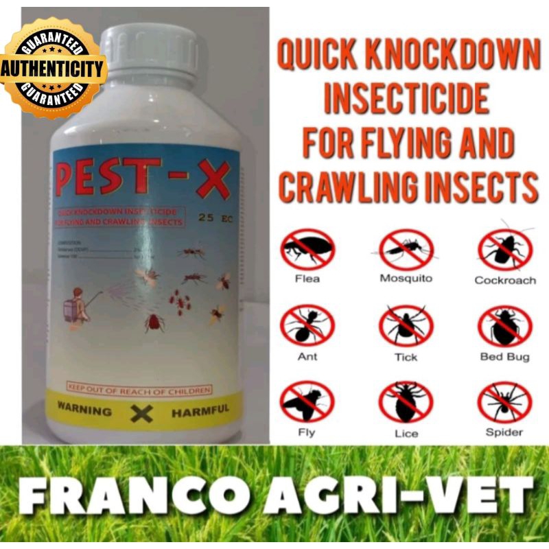 Pest-X Insecticide for Flying and Crawling Insects ( 1 Liter) Pest X ...