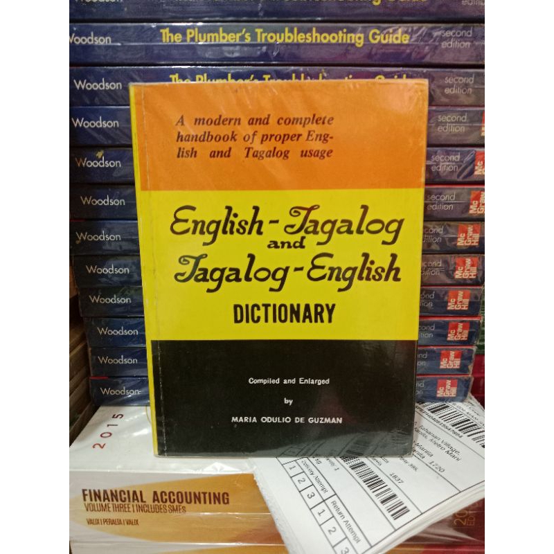 ENGLISH - TAGALOG DICTIONARY ( OLD STOCK ) | Shopee Philippines