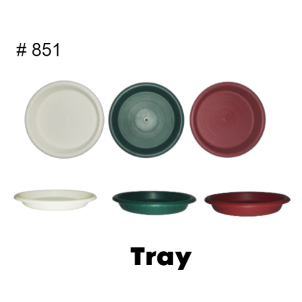 Round Plant Tray 6" 7" 8" 9" / catch plate / drain tray / pot catcher ...