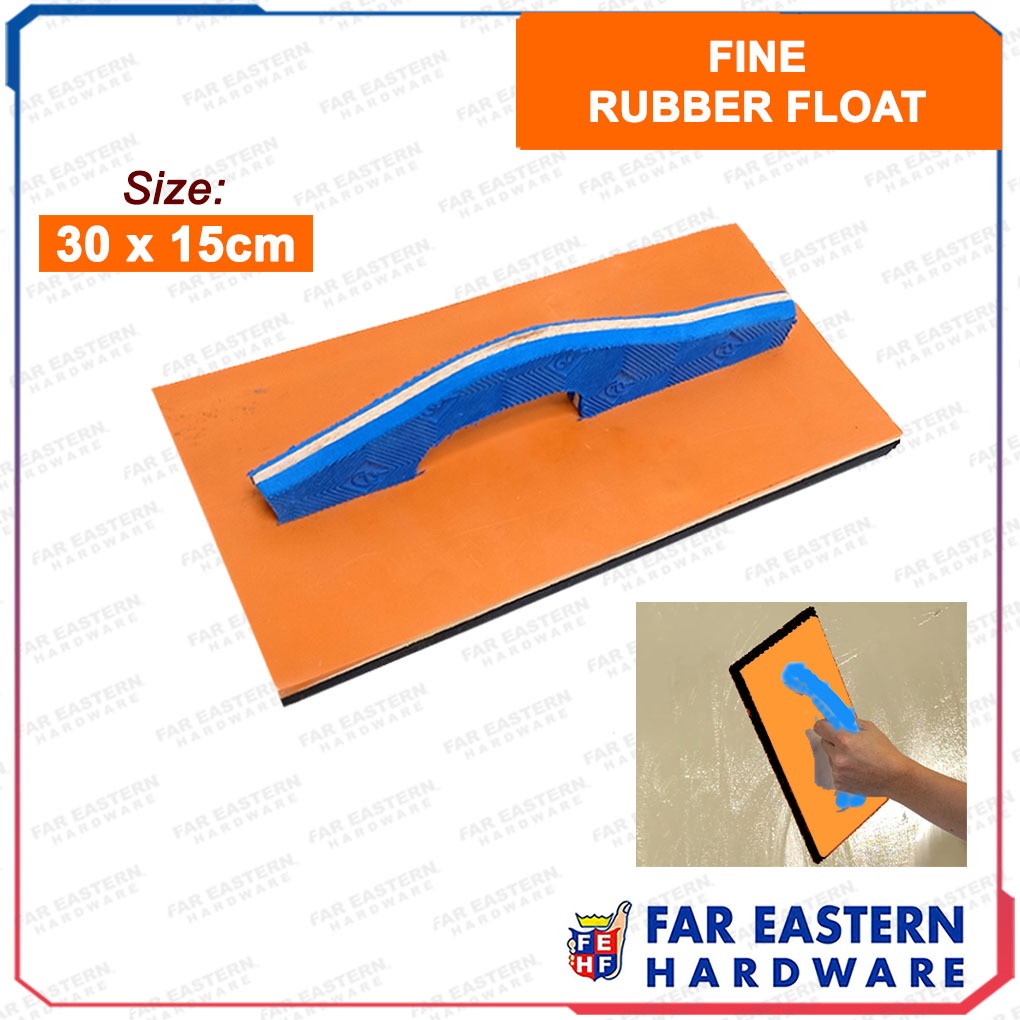 Fine Rubber Float for Sanding Cement Ordinary 30 x 15cm | Shopee ...