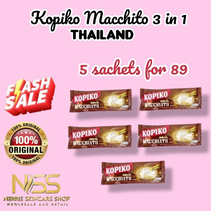 KOPIKO Macchiato 5 sachets | Shopee Philippines