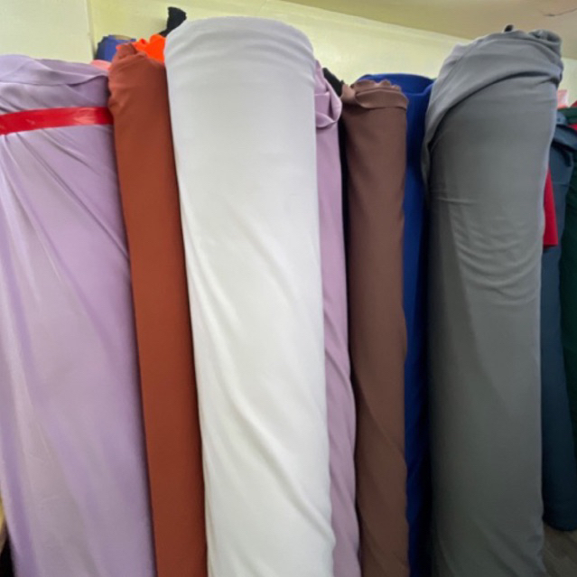 NEOPRENE Fabric Sold Per Yards Tela Cloth Stretchable Plain | Shopee ...