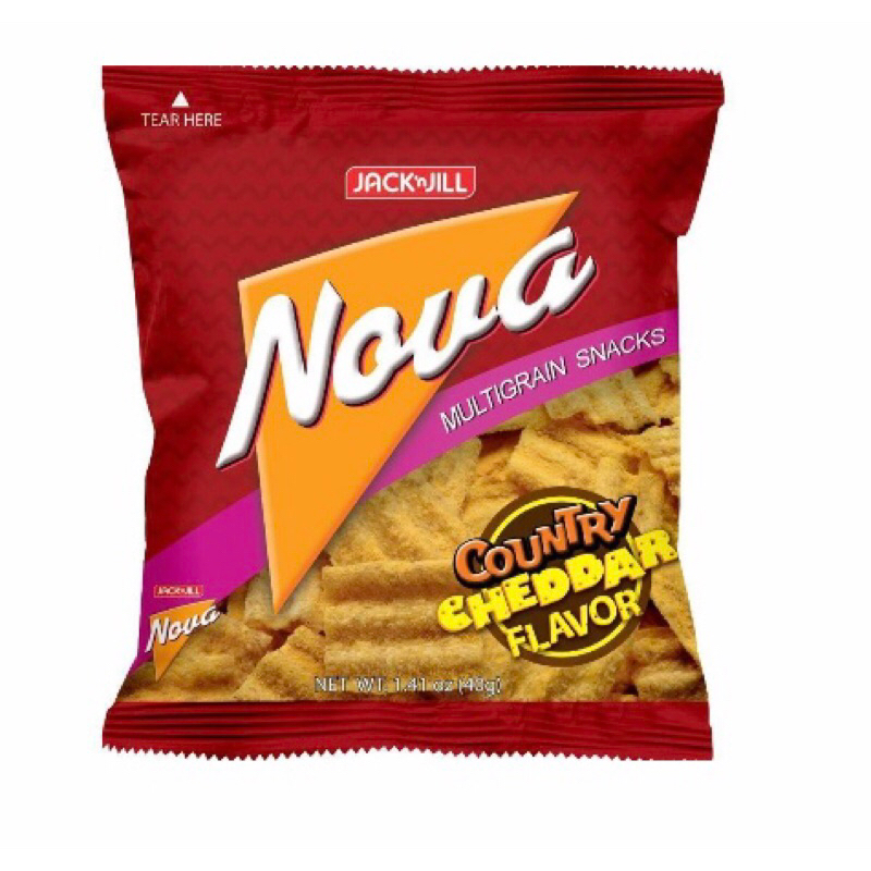 NOVA MULTIGRAIN SNACKS COUNTRY CHEDDAR FLAVOR 40g | Shopee Philippines