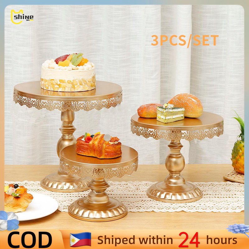 3 pcs / set cake stand wedding dessert table decoration wedding props ...