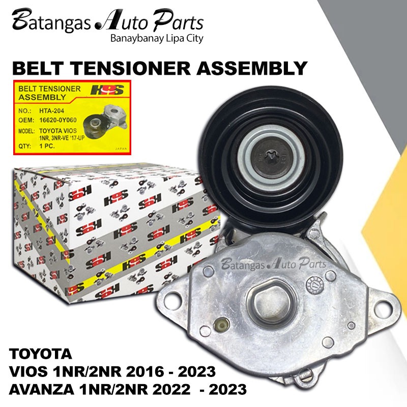 BELT TENSIONER ASSEMBLY TOYOTA VIOS 2016-2023 DUAL VVTI / AVANZA 1NR ...