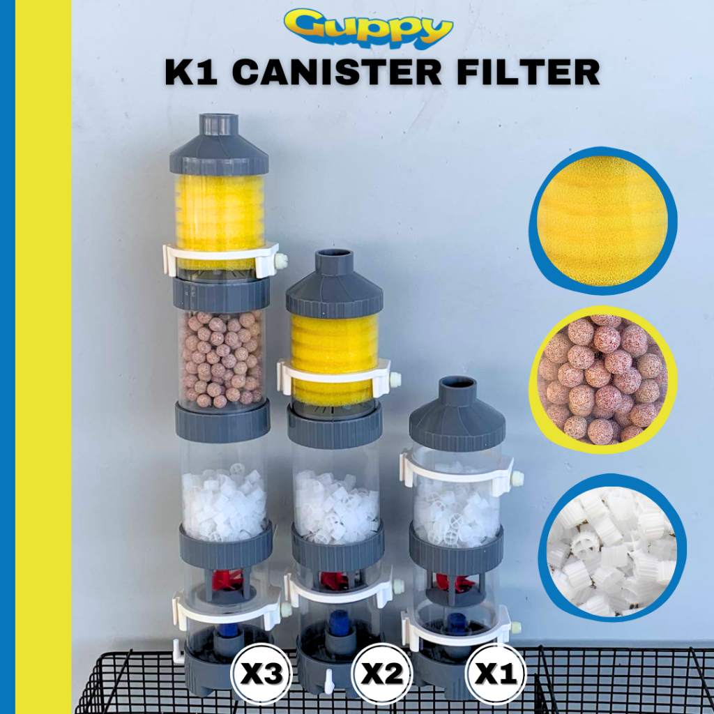 K1 Canister Filter Single Double and Triple Layer X1 X2 X3 | Shopee ...