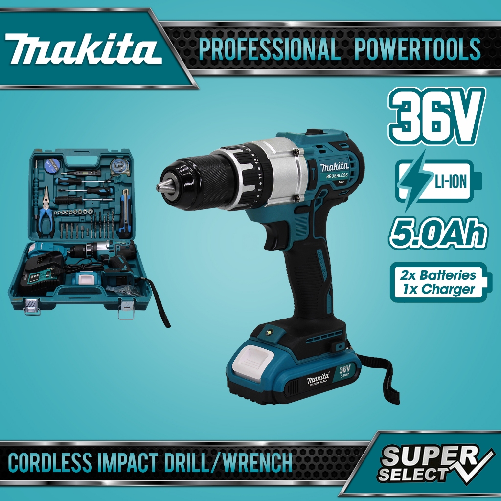 Makita DHP482 36V Cordless Hammer Drill | Shopee Philippines