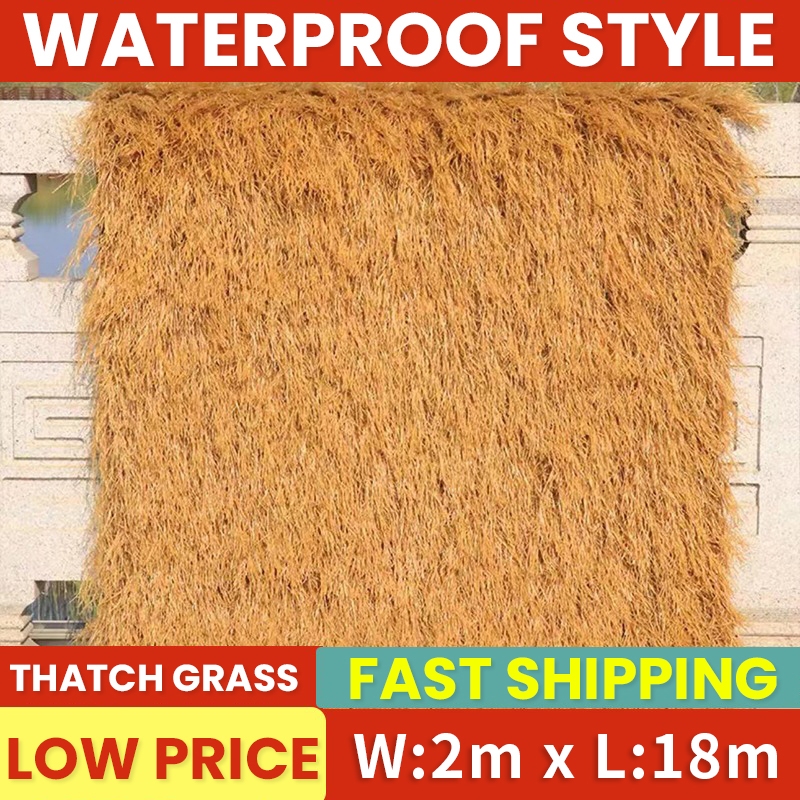 Thatched House Tiles Rug Carpet Lifelike Thatch Mexican Straw Roof Fake ...