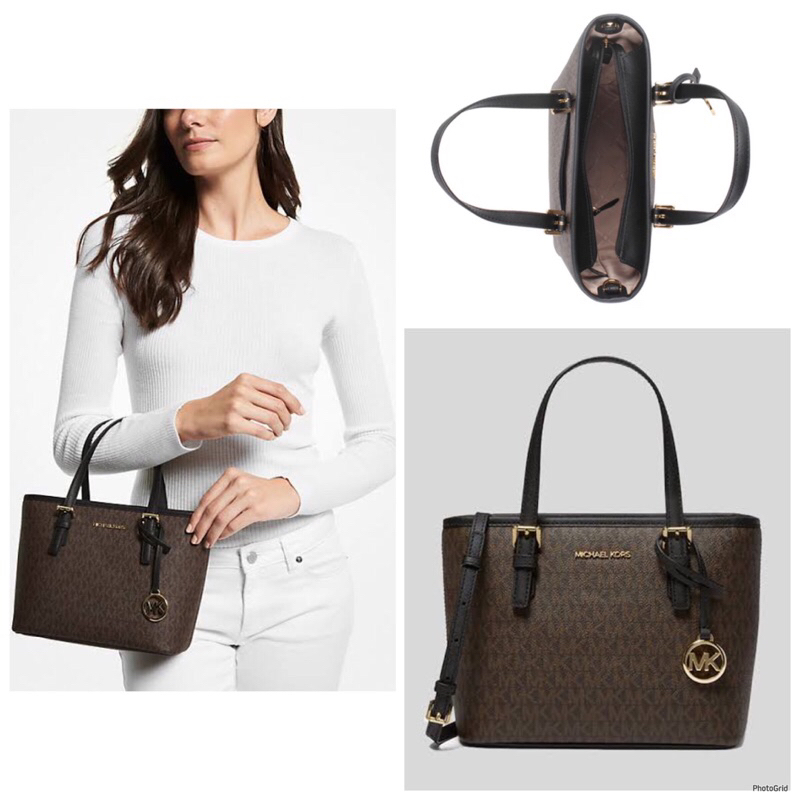 ORIGINAL Michael Kors Jet Set Travel XS Carryall Tote Top Zip Tote ...