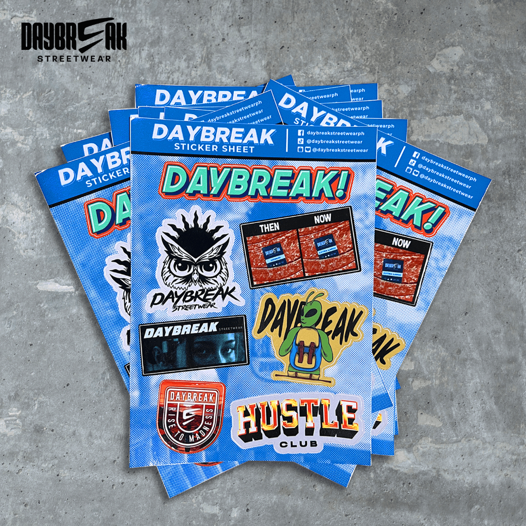 DAYBREAK WATERPROOF STICKER PACK (GLOSSY) | Shopee Philippines
