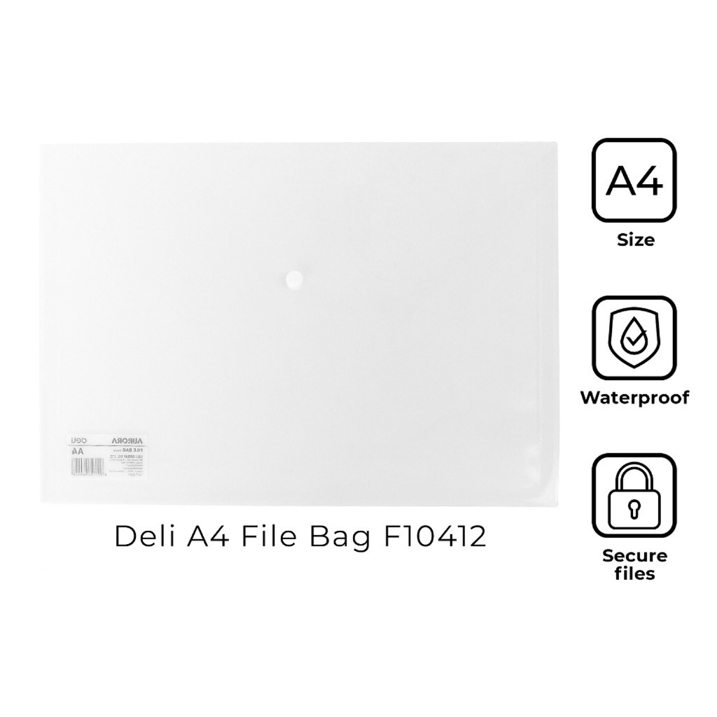 Deli A4 File Bag F10412 | Shopee Philippines