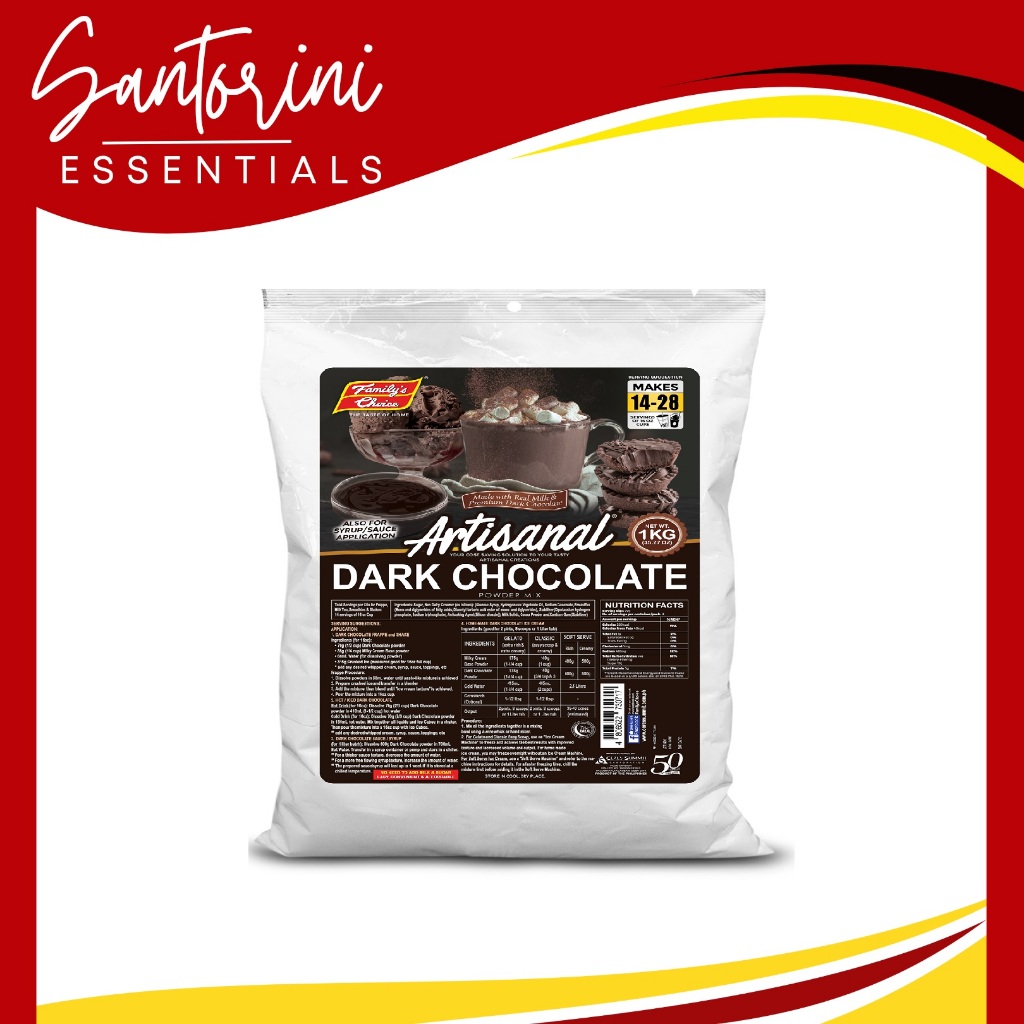 Family's Choice Artisanal Dark Chocolate 1 Kg Powder Mix for Frappe ...