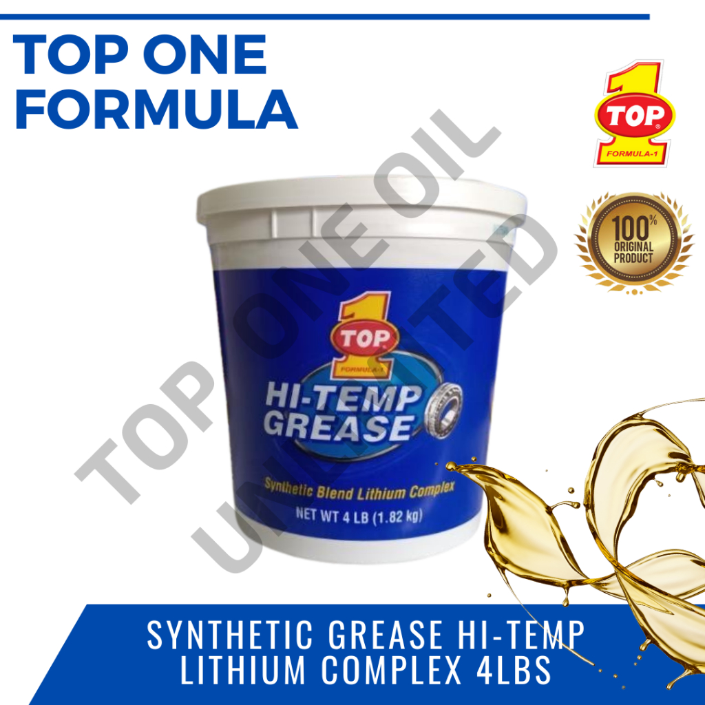 Top 1 - Top One Synthetic Hi-Temp Grease Superior Performance 4lbs ...