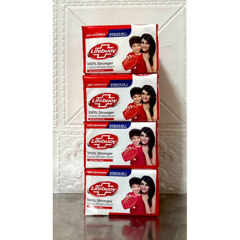 Lifebuoy Anti Bacterial Bar Soap 300g Pack of 4 Imported from Singapore ...