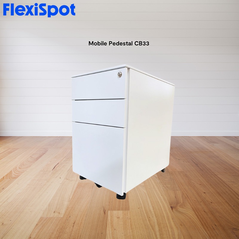 FlexiSpot Mobile Pedestal with Lock Steel Cabinet Anti-Topping | Shopee Philippines