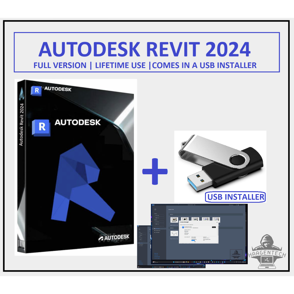 AUT0DESK REVIT 2024 | COMMERCIAL LICENSED | LIFETIME USE | NO EXPIRY ...