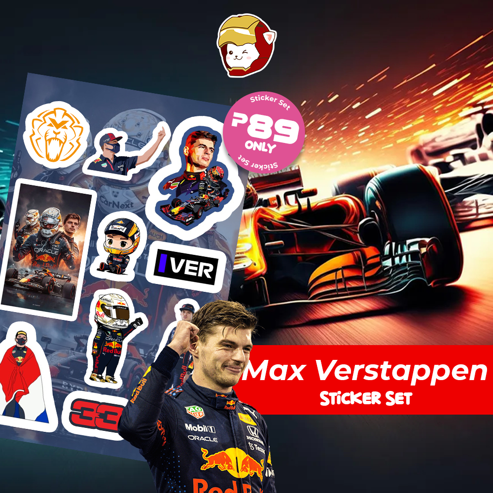 F1 | Max Verstappen | Vinyl Stickers | Shopee Philippines